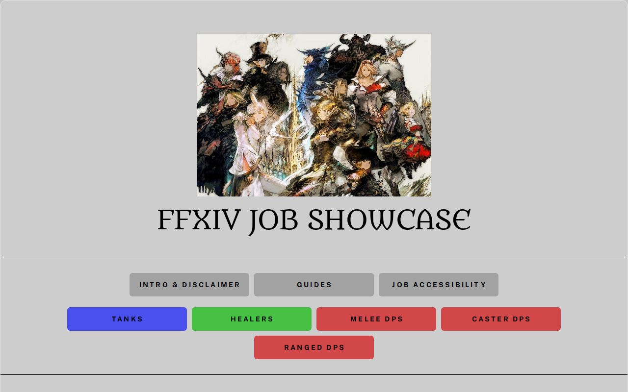 FFXIV Job Showcase (Light)
